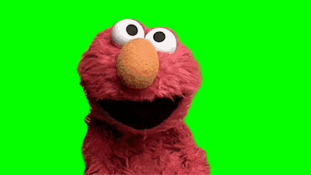 Elmo green screen 1 - YouTube