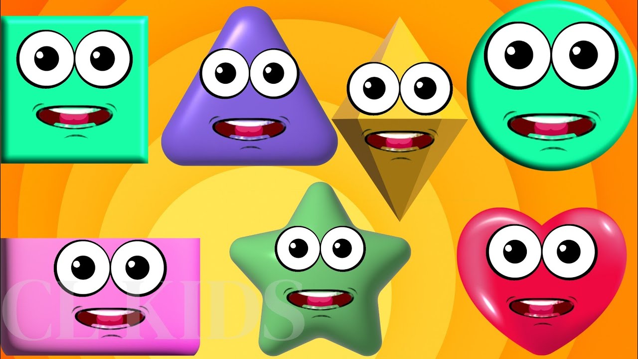 The Shapes Song|We Are Shapes| Learn Shapes| Kids Nursery Rhymes|Shape ...