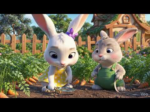 The Secret Carrot Garden That Changed Everything|Cute Bunny