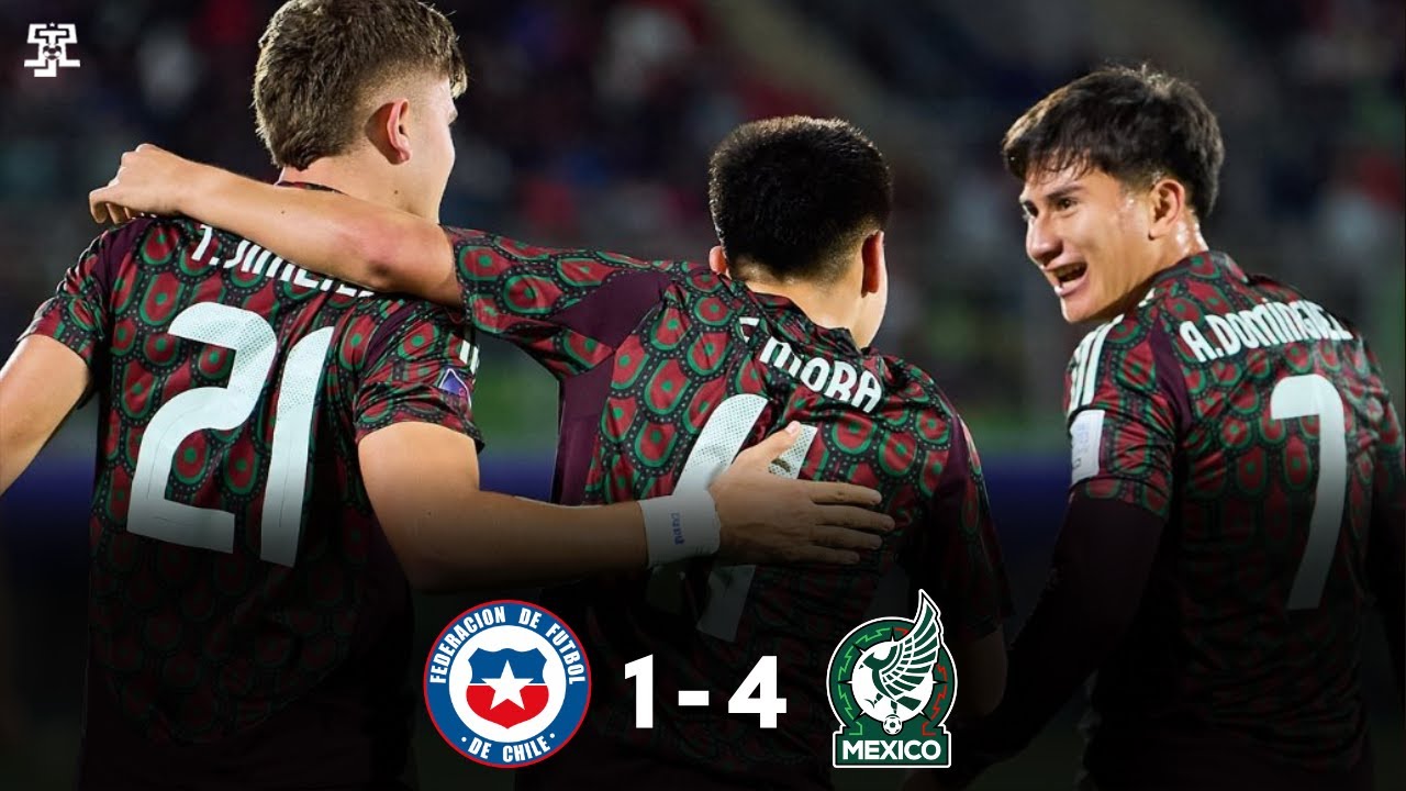 MEXICO HUMILLA A CHILE Y YA ESPERA A LA ARGENTINA EN 4TOS | CHILE 1 ...