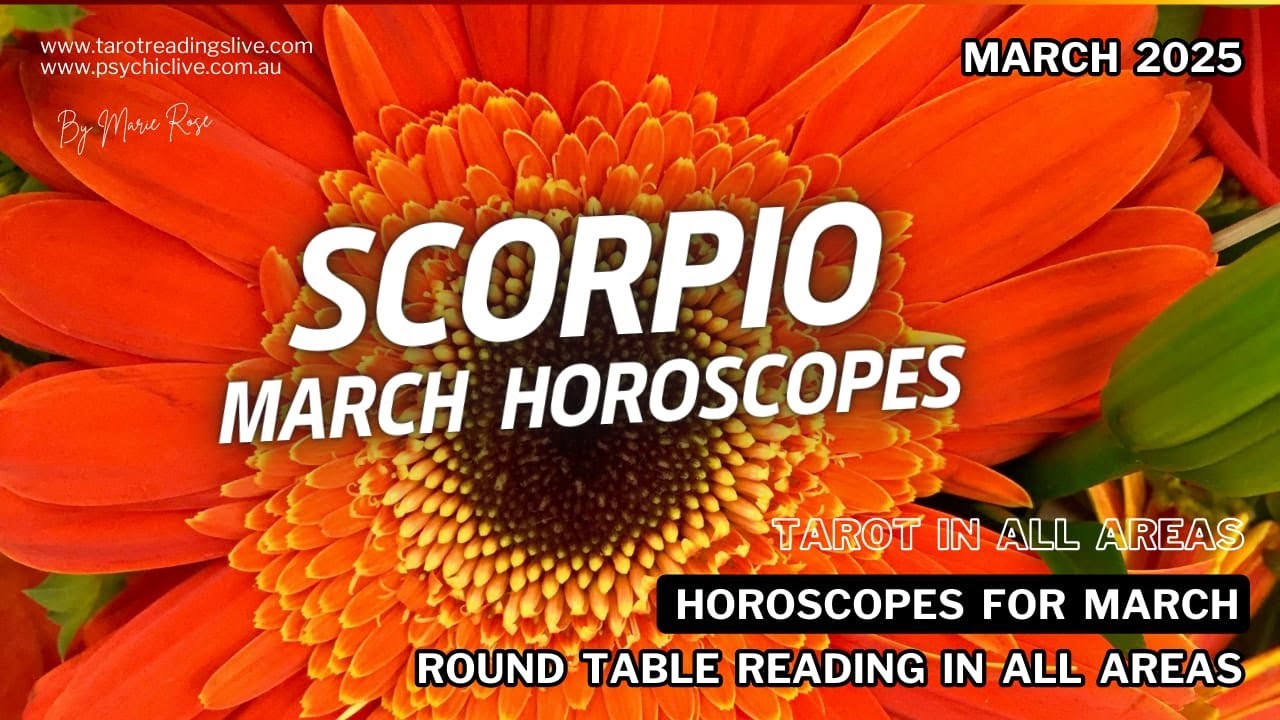 💥SCORPIO💥MARCH HOROSCOPE FOR #SCORPIO ( Round Table - ALL AREAS) # ...
