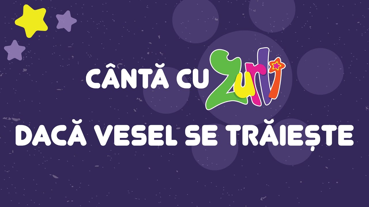Cântece pentru copii - Dacă vesel se trăiește | Cântă cu Gașca Zurli ...