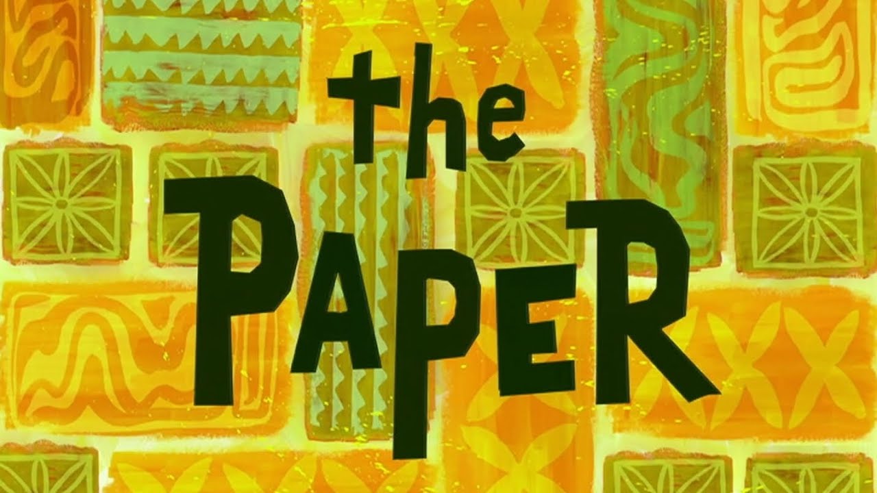 The Paper Title Card (Season 3 Style) - YouTube