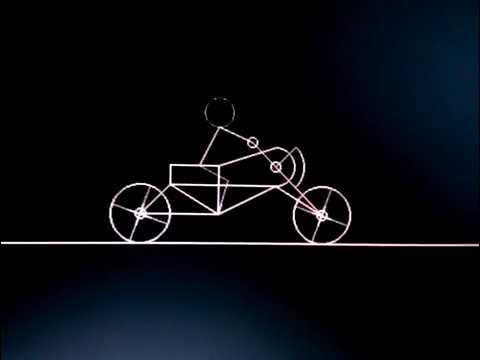 Moving bike in turbo C++ graphics - YouTube