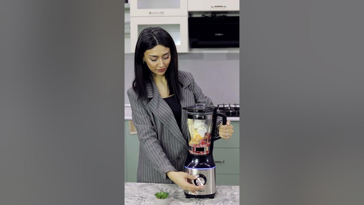 🍓🥑 Eurolux EU-SB2060DSB Blender ilə Hər Gündə Yeni Dadlar! 🍊🍹 - YouTube
