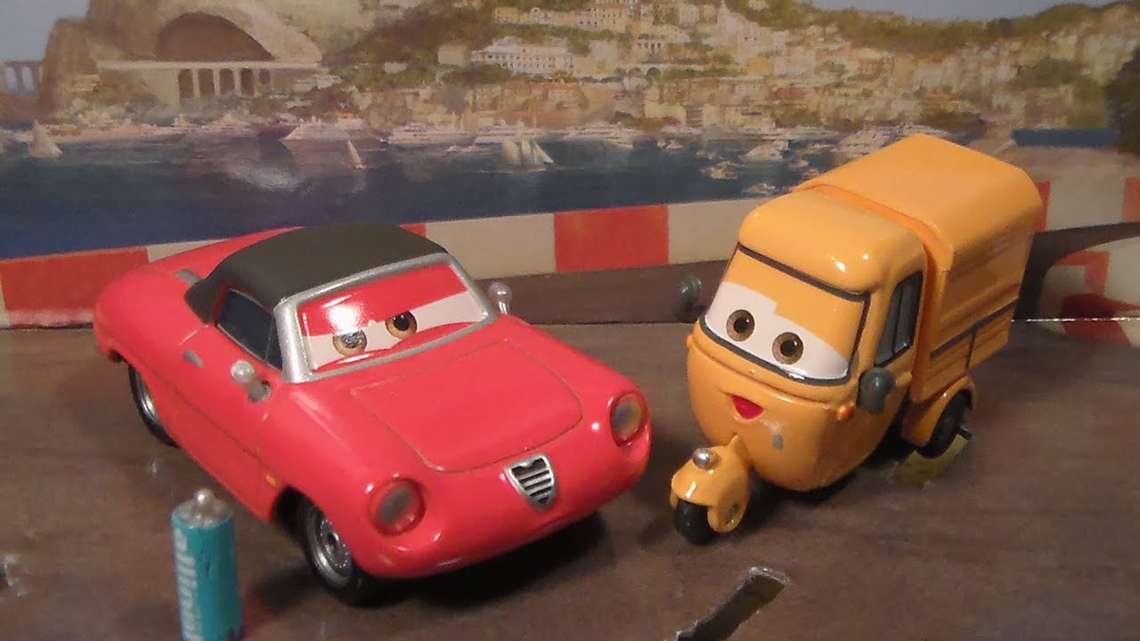 Shawn Krash and Sal Machiani Disney Cars 2 - YouTube