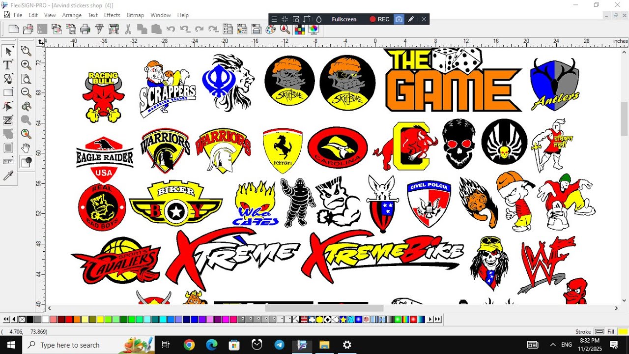 Professional Redium Sticker Designs | Free Corel & Flexi File Pack 2025 ...