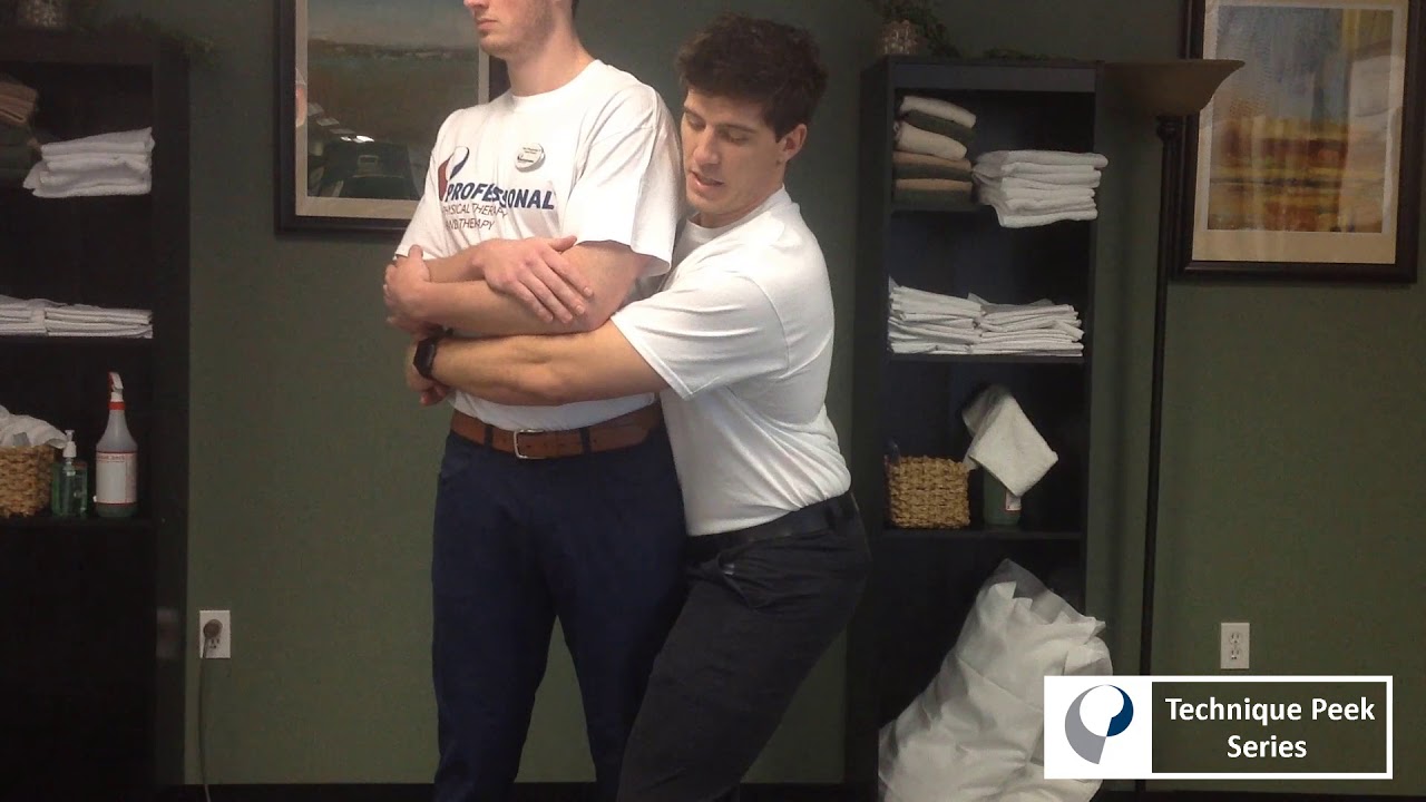 Traction Unloading Test for Back Pain | Technique Peek Series - YouTube