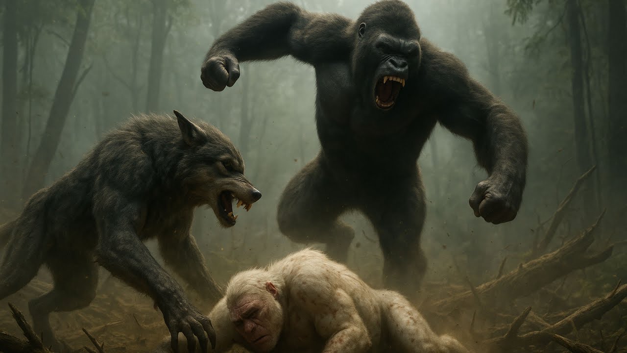 Epic Battle | King Kong vs Werewolf – Giant Fight Scene | King Kong ...