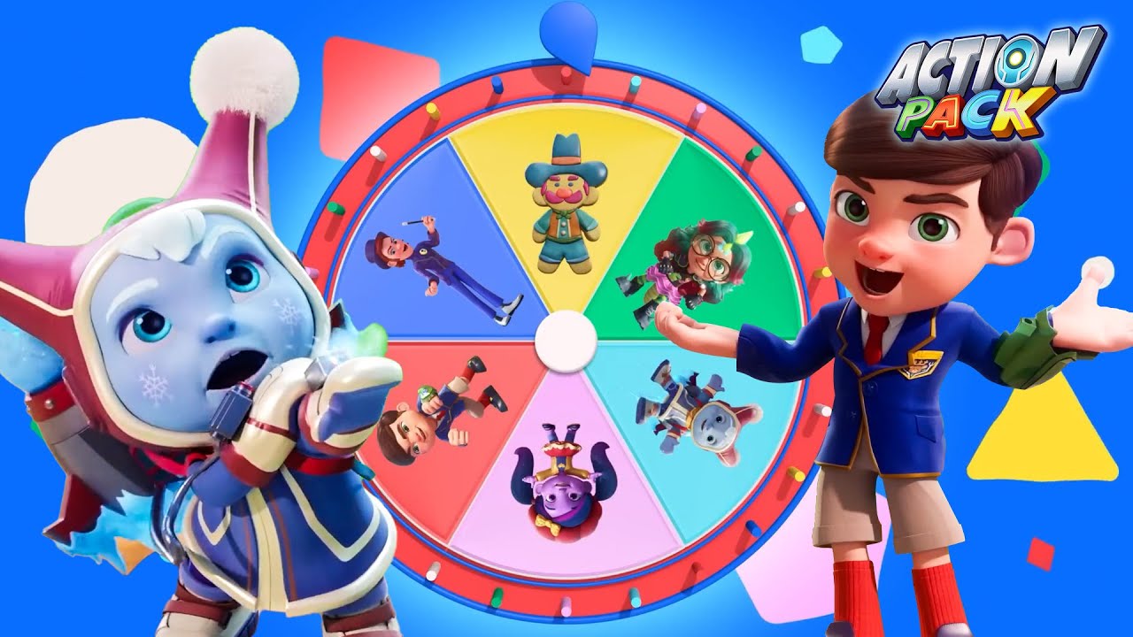 🦹‍♀️ Villains Special 🦹‍♂️ Spin The Wheel | Action Pack | Cartoon ...