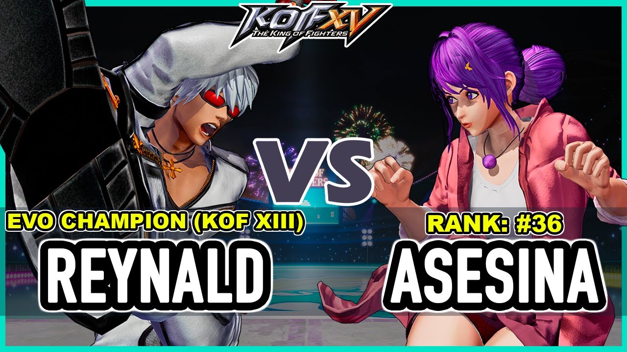 KOF XV 🔥 Reynald (Random/K'/Kyo) vs Shermie Asesina (Athena/Shermie ...