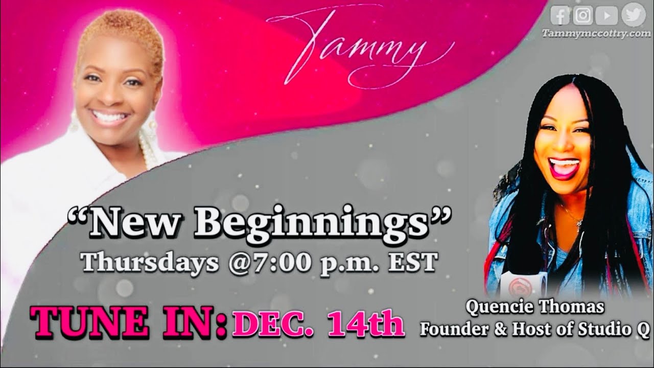 Quencie Thomas Live on "The Tammy TV Show" @thetammytvshow3291 | Studio ...