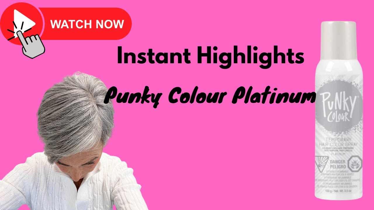 Punky Colour Temp Hair Color - Platinum - Tone on Tone Silver Gray ...