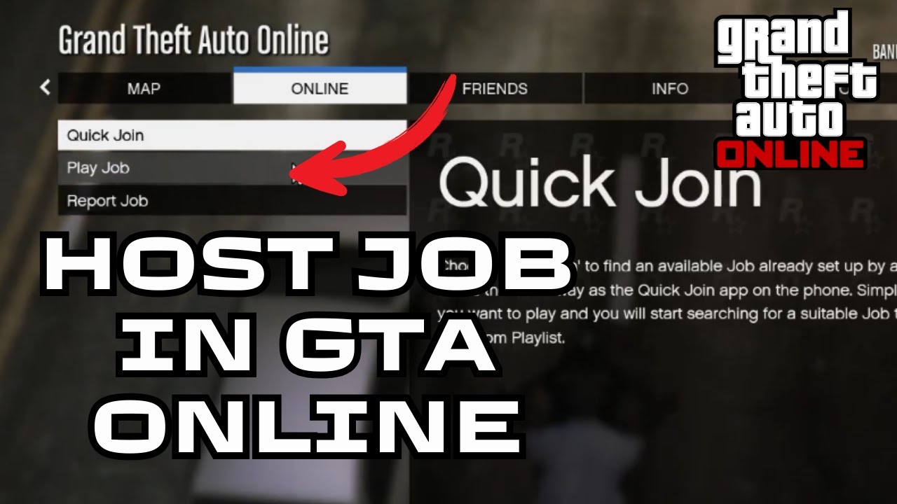 How to Host Job on GTA 5 Online 2024 | GTA Online Tutorial - YouTube