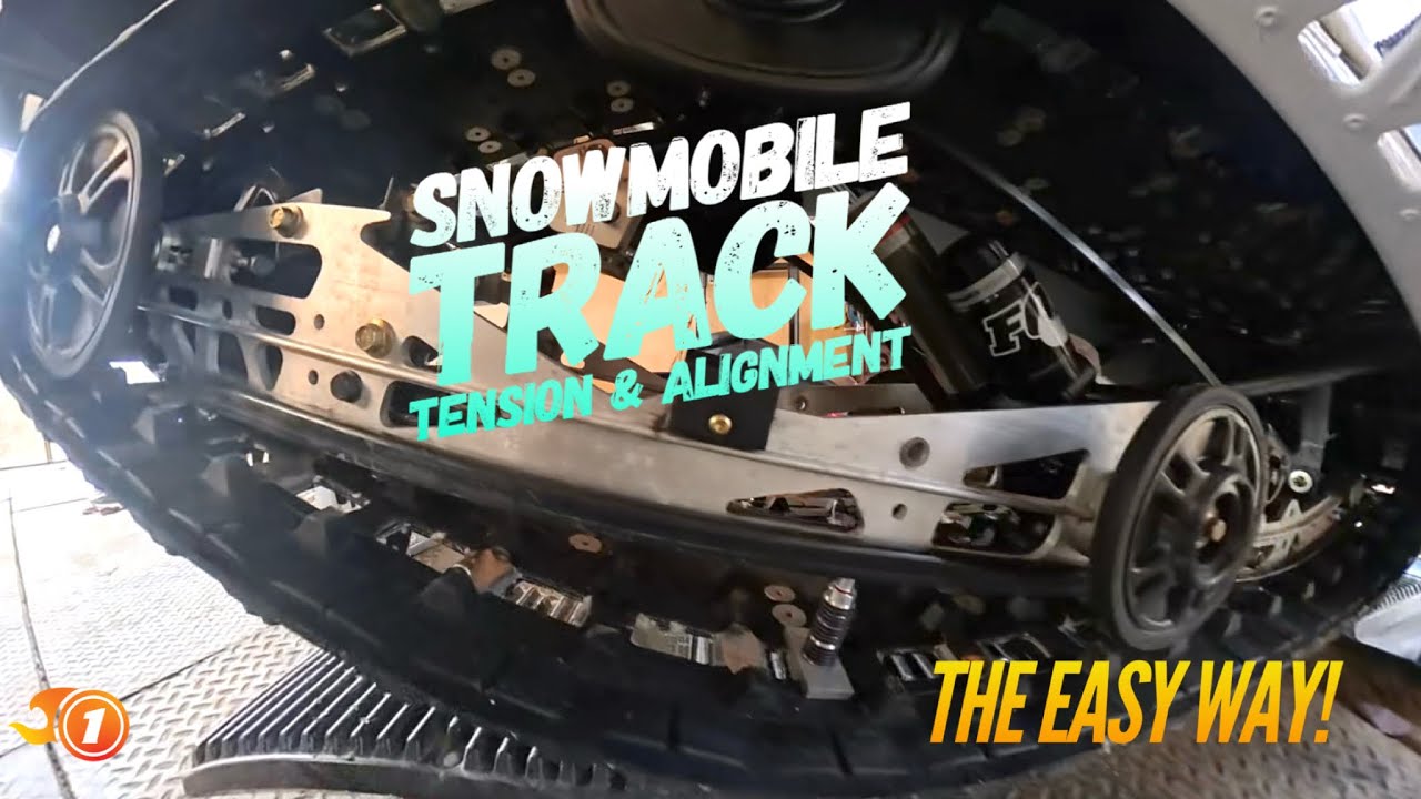 The easy way | Snowmobile Track Tension & Alignment - YouTube