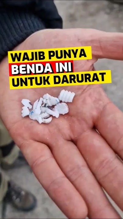 Benda Unik Yang Wajib Di Miliki Untuk Situasi Darurat - YouTube
