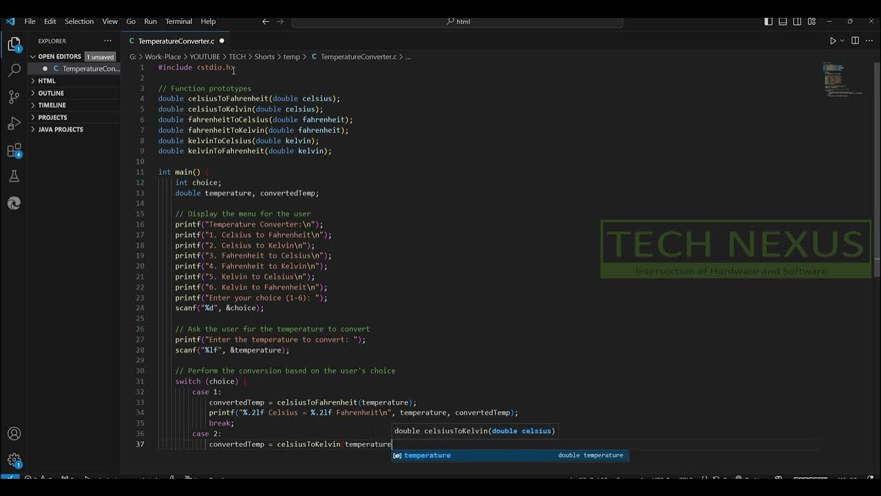 Create Temperature Converter Using C Language (Collage Projects)🔥🔥🔥 # ...