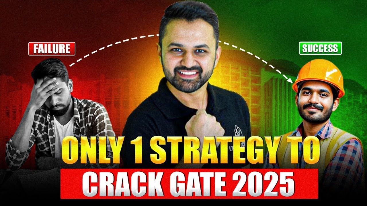 Only 1 strategy to Crack GATE 2025 | Saket Verma - YouTube