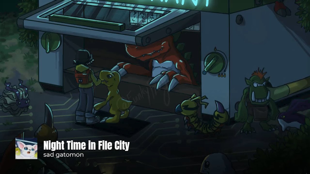 Digimon World - Night Time in File City ~ LoFi Remix ♪ - YouTube