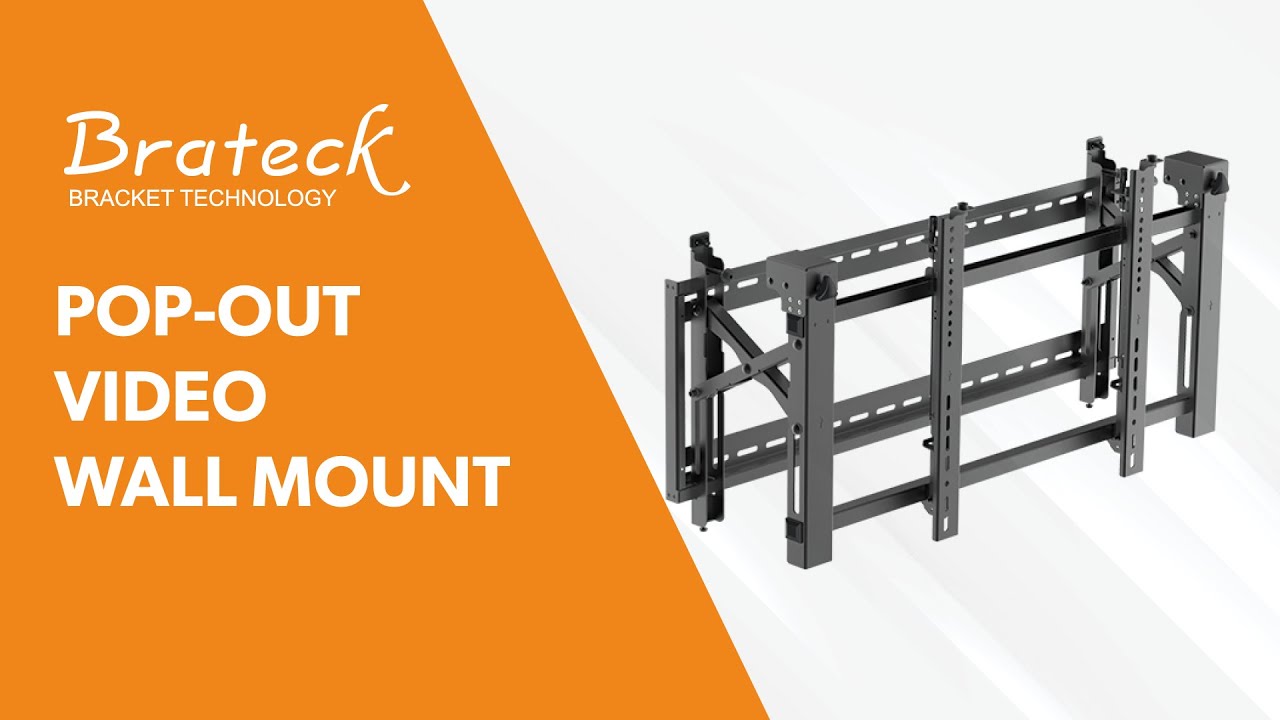 Brateck POP-OUT VIDEO WALL MOUNT (LVW03 46T) - YouTube