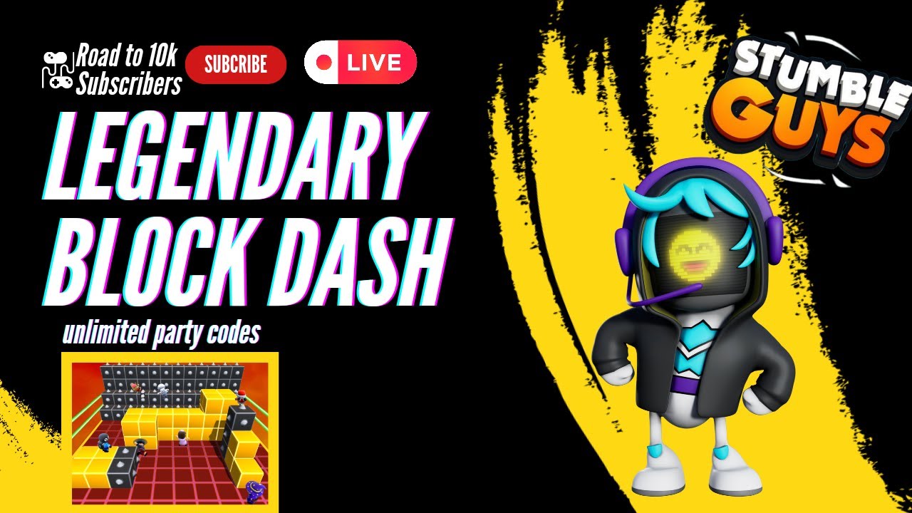[EU] Live: Legendary Block Dash 🔥 🔥🔥 #StumbleGuysLive - YouTube