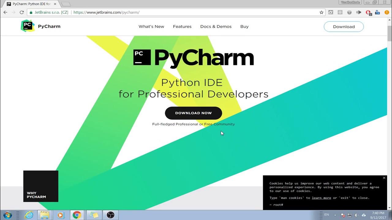 Installing PyCharm IDE for Python - YouTube