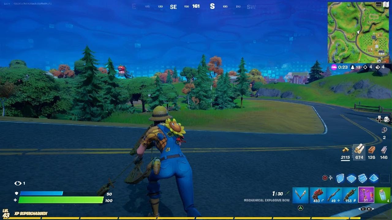 Sunflower skin gameplay - Fortnite - YouTube