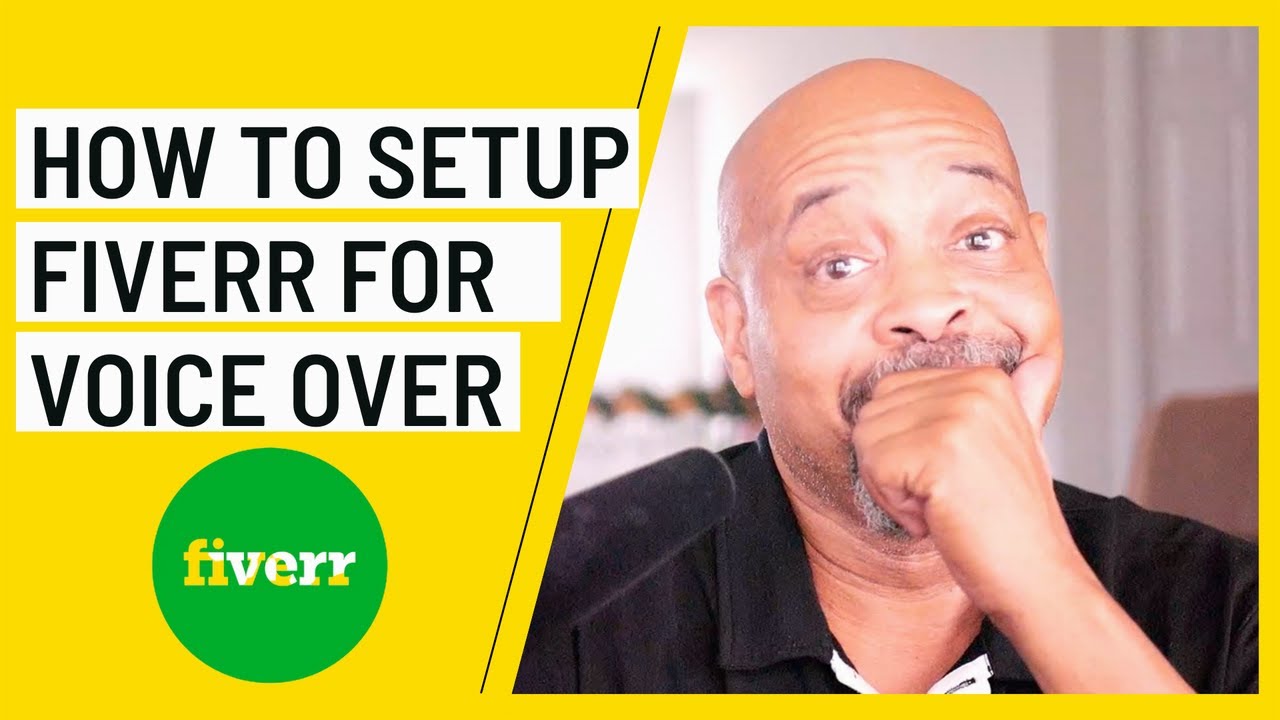 How To Setup Up Fiverr For Voice Over - YouTube