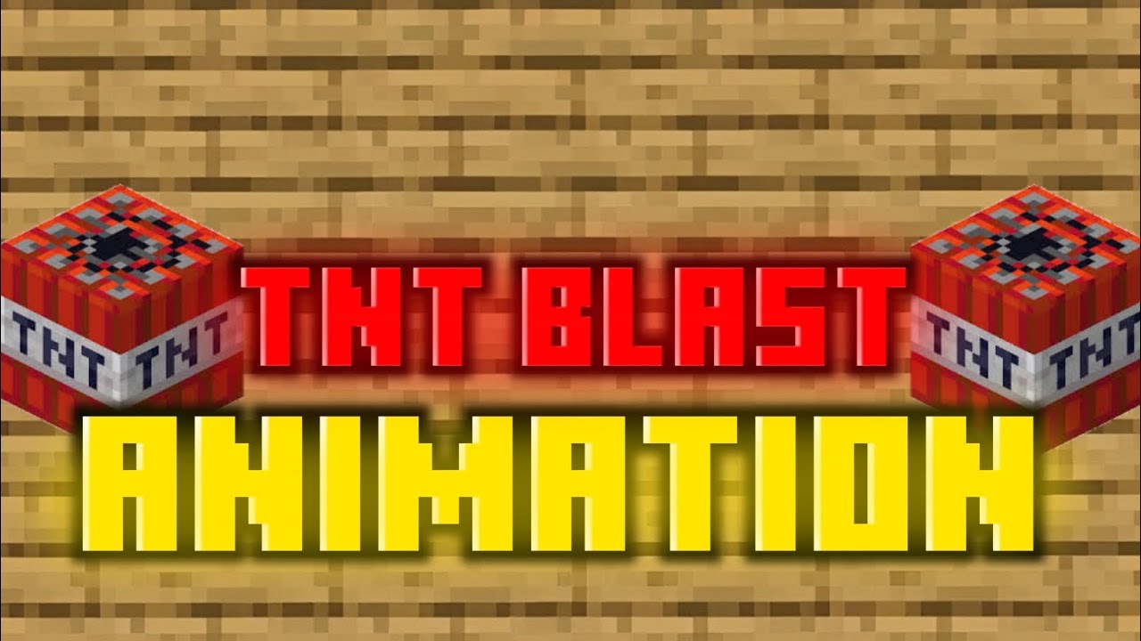 Minecraft green screen TNT Blast animation - YouTube