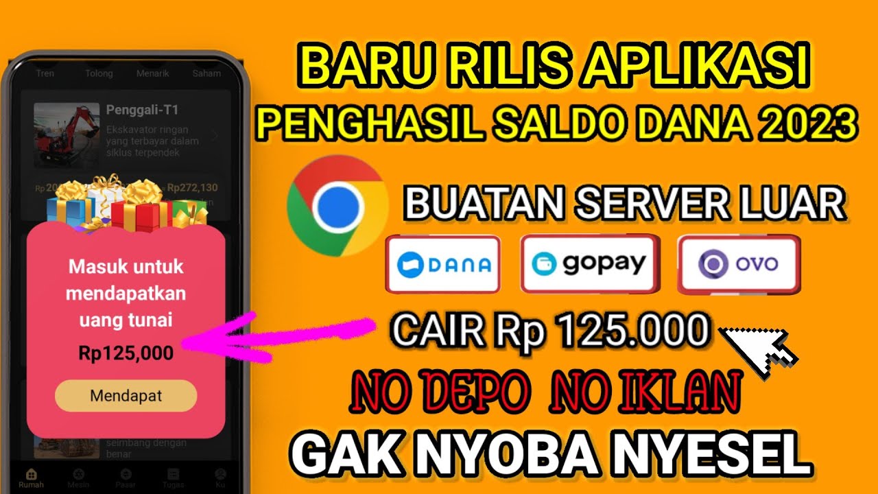 aplikasi penghasil saldo dana tercepat 2023, terbukti membayar🤑🤑🤑 - YouTube