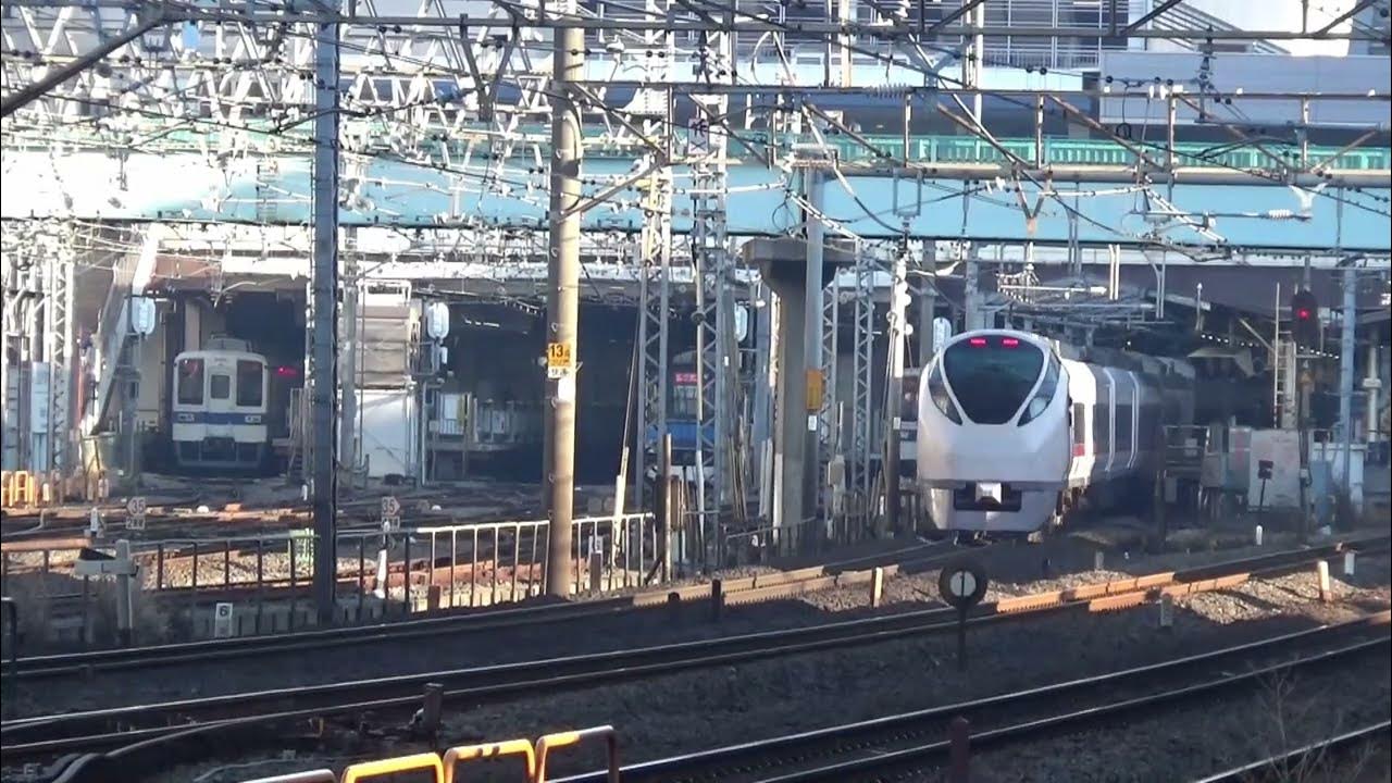 2023年1月8日（日）今日の特急「ひたち3号」3M E657系（K6編成） 仙台行 - YouTube