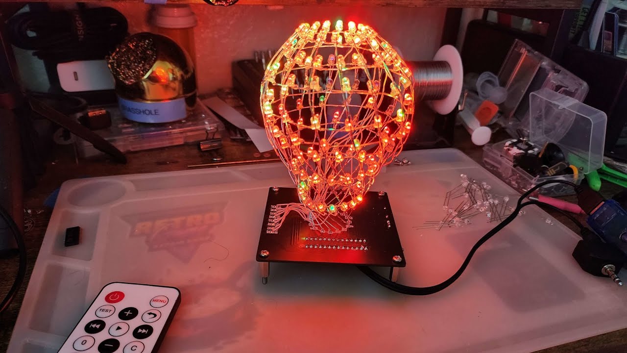 Solder Practice: DIY LED Light Ball Kit - YouTube