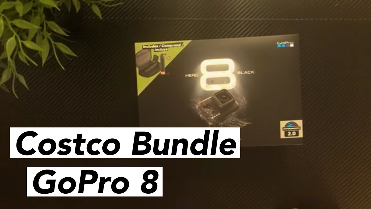 GoPro 8 (HERO8) Black Action Camera COSTCO Bundle Unboxing - YouTube