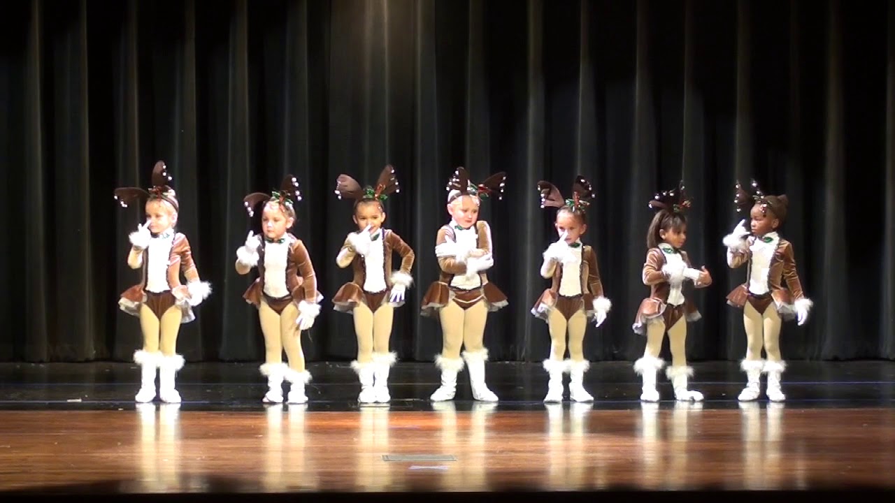 Dancing Holiday Magic 2017 "Red Nose Reindeer" - YouTube