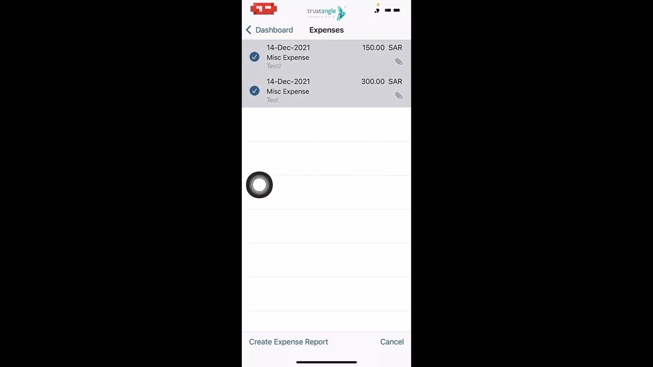 Create Expense Report - NetSuite App (IOS) - YouTube