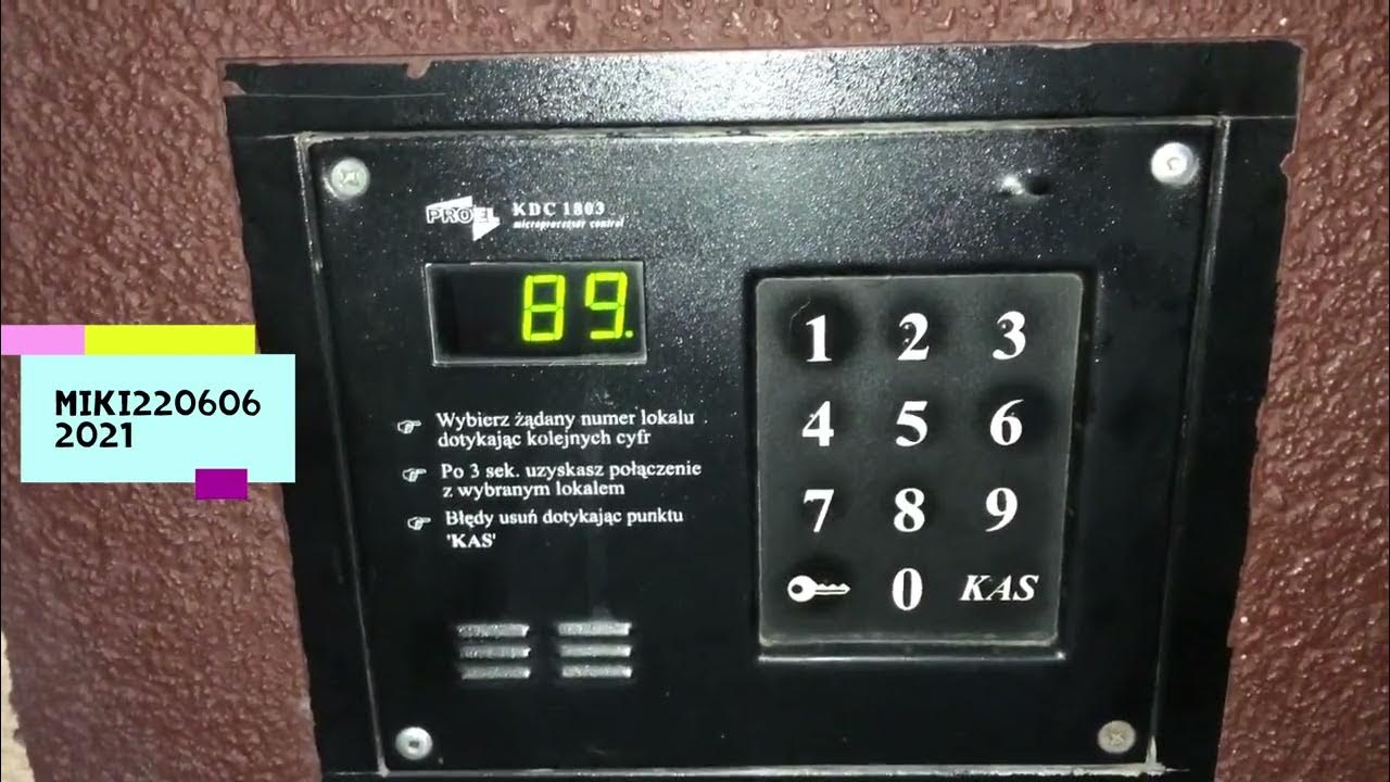 Domofon Proel KDC 1803 - Dzwonienie - YouTube