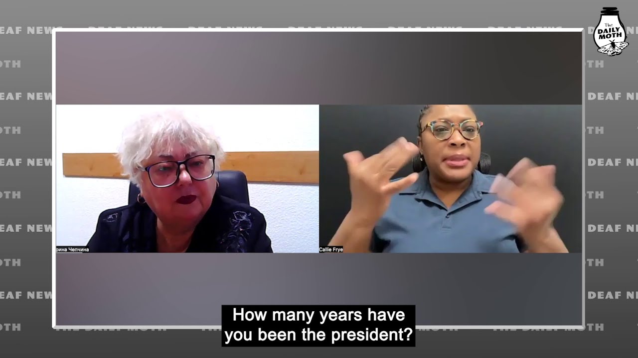 UTOG’s work in derussification of Ukrainian Sign Language - YouTube