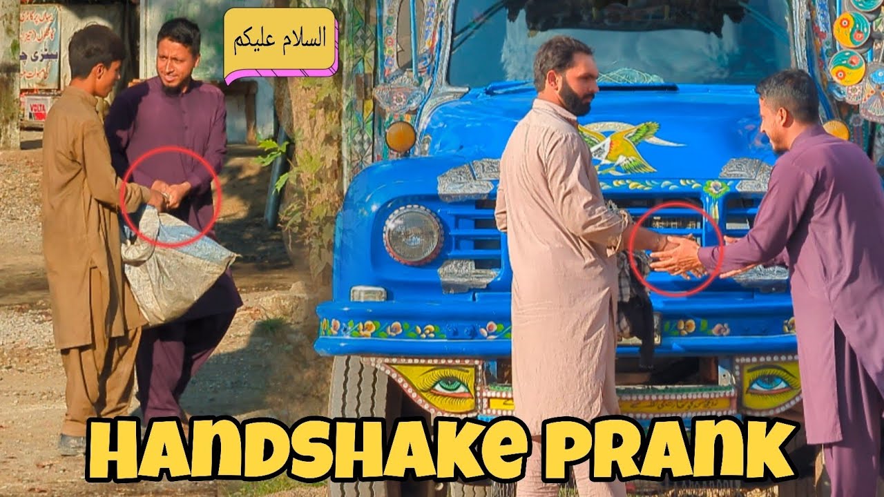 Handshake Prank || Prank Video || Bazaid Malik - YouTube