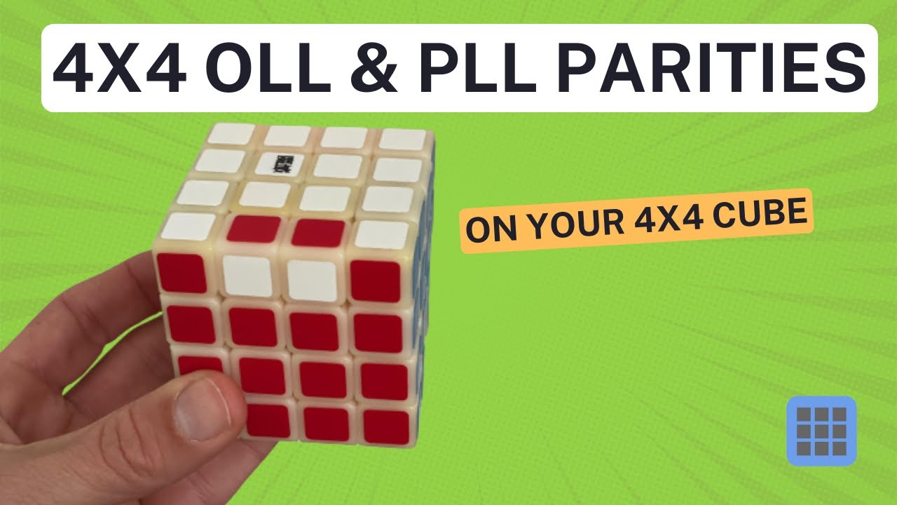 #4x4cube OLL & PLL parity - YouTube