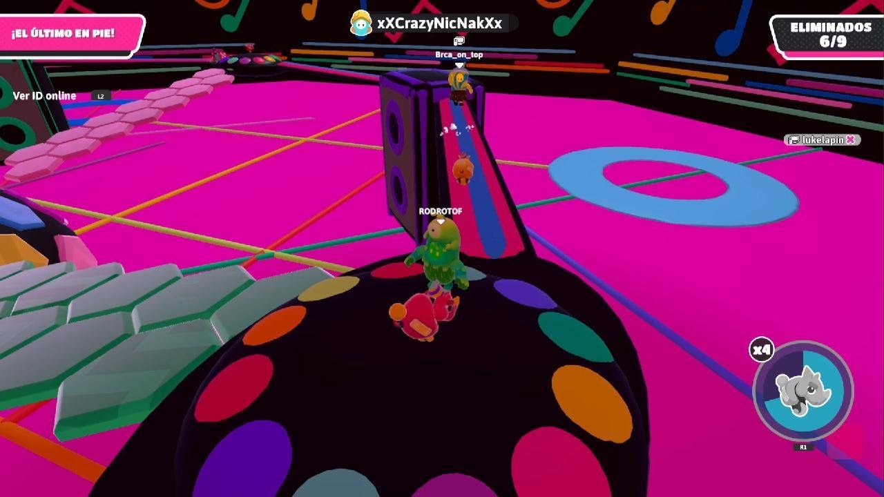 Fall Guys - Campeón 15421 + Tutorial de Neon party - YouTube