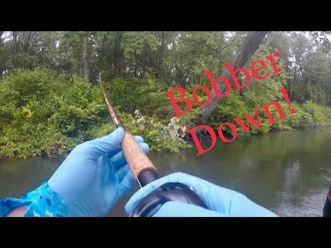 BOBBER DOWN - Salmon Fishing in Tight Water - YouTube
