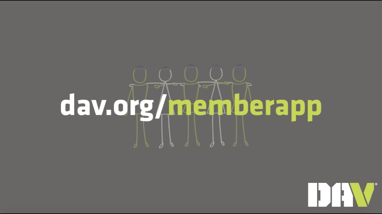 DAV Mobile Membership Application - YouTube