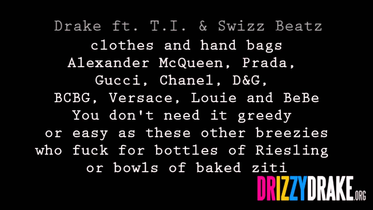 Drake ft. TI & SB - Fancy Lyrics [VIDEO] - YouTube