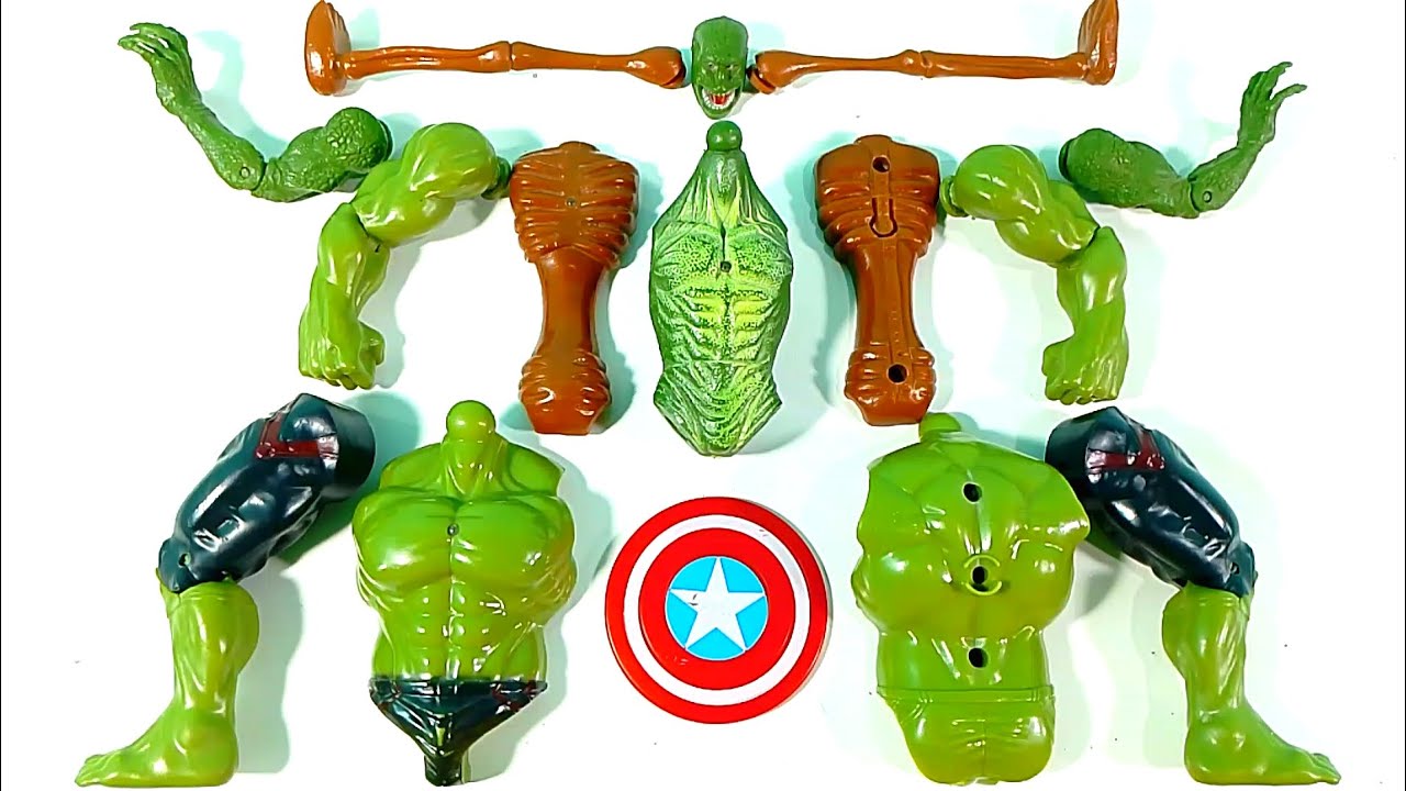 Assemble Lizard VS Hulk Smash VS Siren Head Avengers Superhero Toys ...