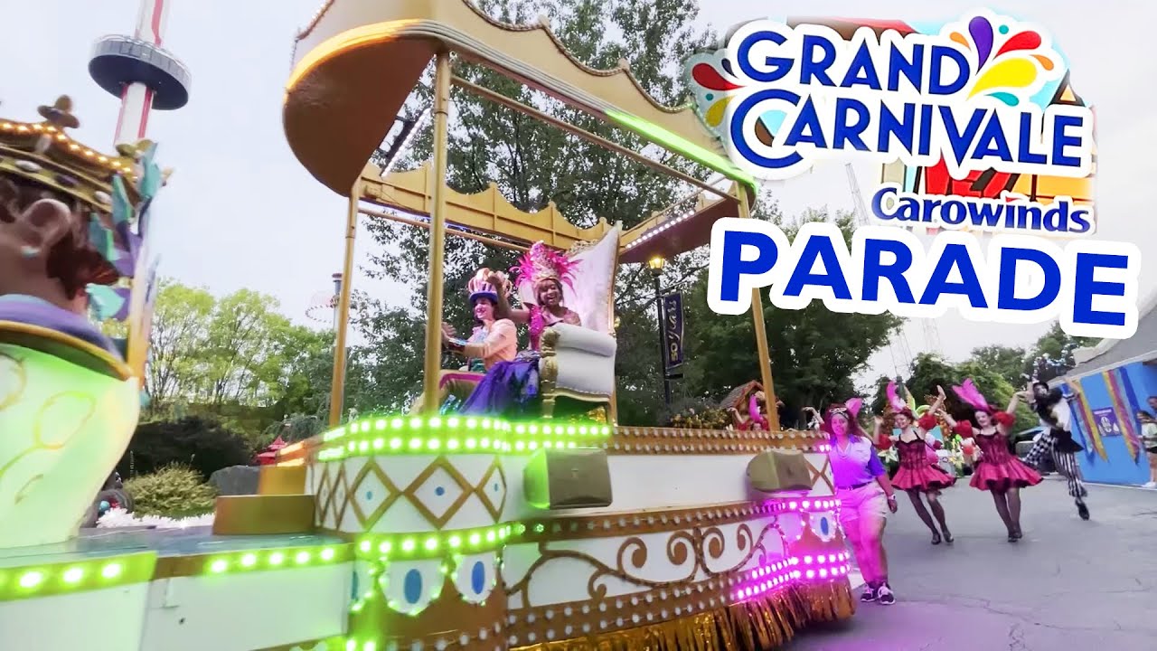 Grand Carnivale Parade at Carowinds - YouTube