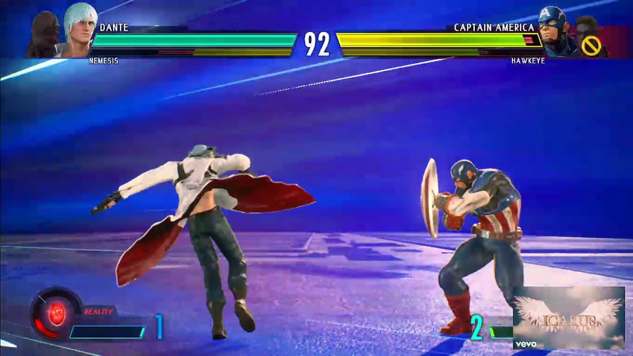 Marvel vs Capcom Infinite Gameplay(Dante & Nemesis using REALITY STONE ...