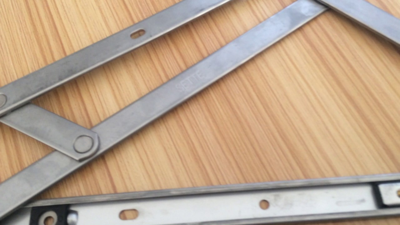 304 4 bar friction stay for aluminium casement window - YouTube