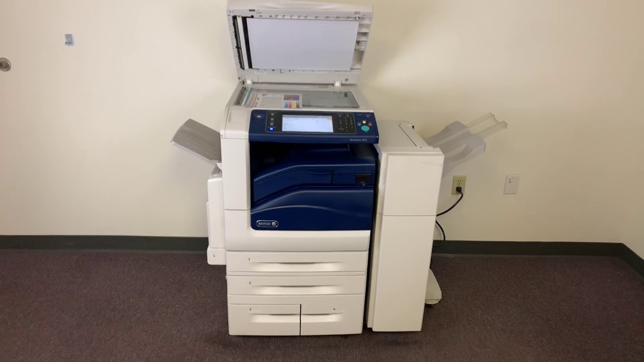 Xerox Workcentre 7835 - YouTube
