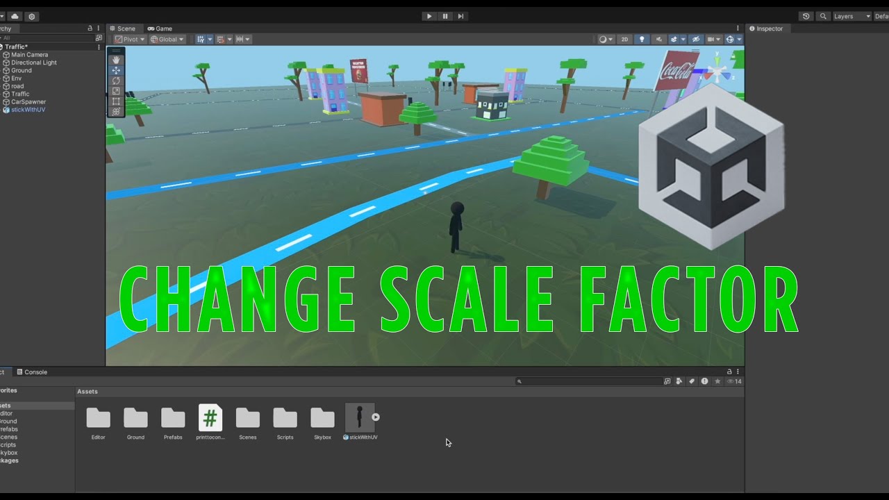 How to set scale factor when importing model to unity # ...