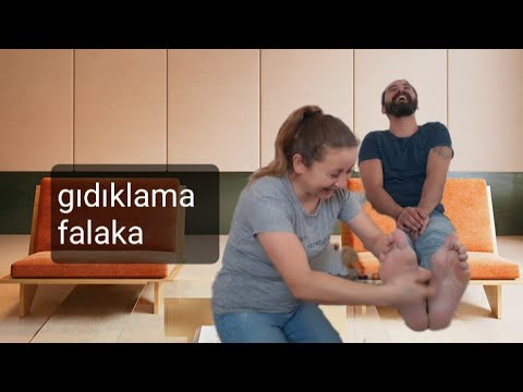 tickling !!!! Gıdıklama !!! Parmakla Ayak gıdıklama Falaka Cemal Çok Güldü